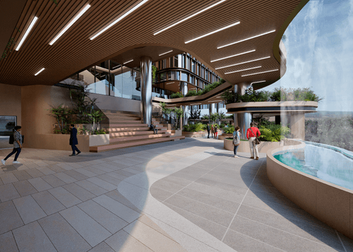 Home - Futuristic Commercial Plaza | OneDowntown Hyderabad